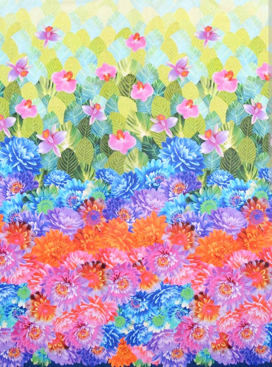 Paradiso Flowers Cotton Fabric | Michael Miller – Colorado Creations ...