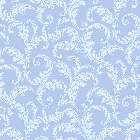 Baby Blue French Scrolls Cotton Fabric |Michael Miller Fabrics #cx9224 ...