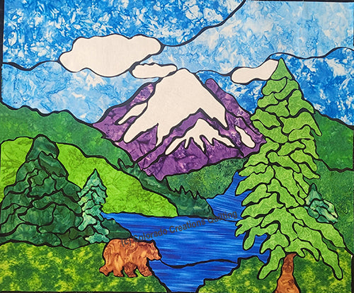 Mountain Getaway Landscape Quilt Pattern by Colorado Creations Quilting