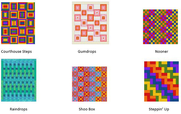 6 Pack Cappuccino Quilt Kit available at Colorado Creations Quilting