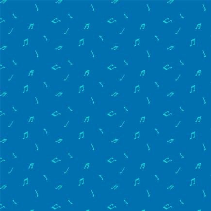 Royal Blue Music Notes Cotton Fabric | Michael Miller Fabrics ...